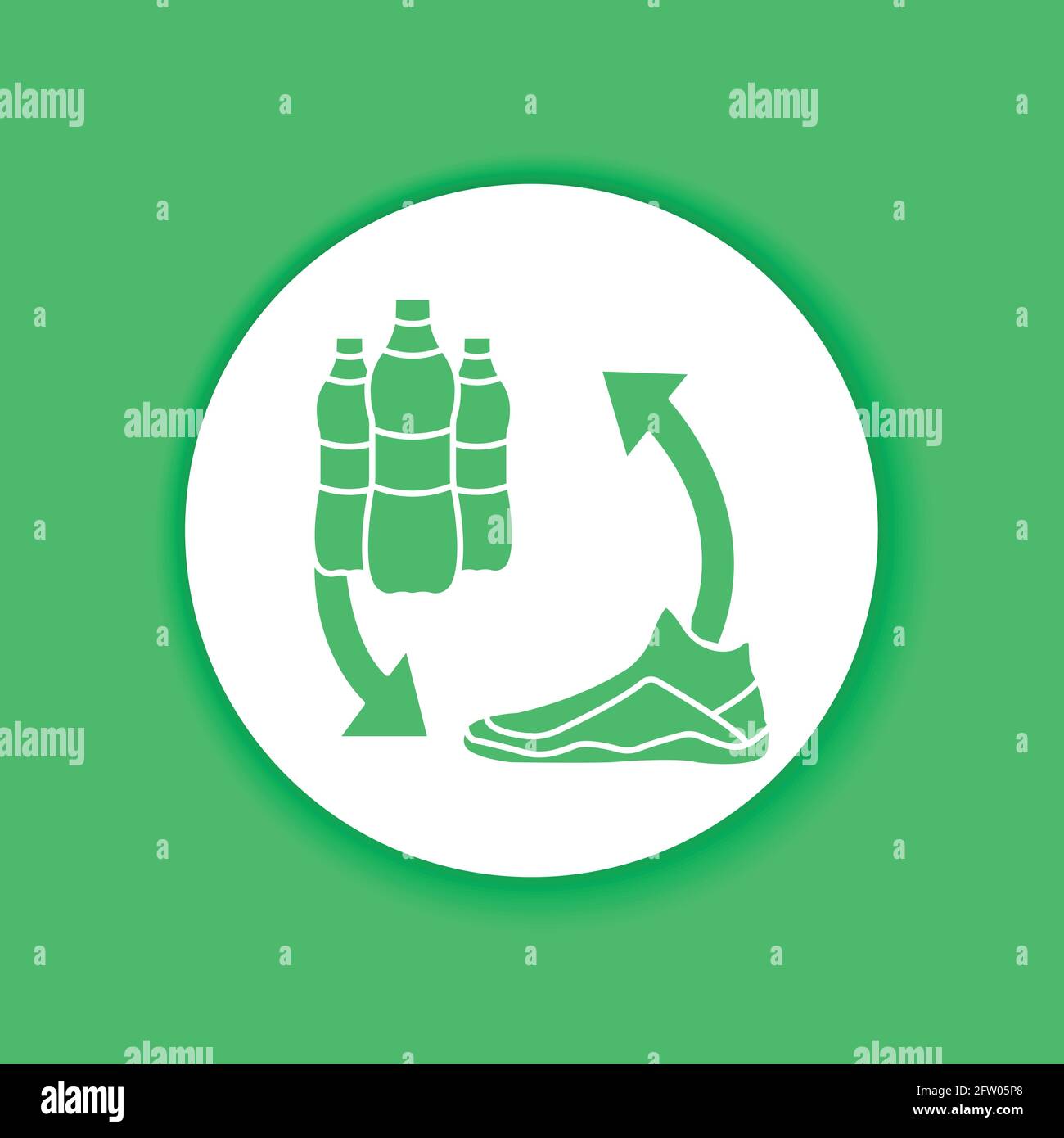 Recycled shoes color line icon. Pictogram for web page Stock Vector ...