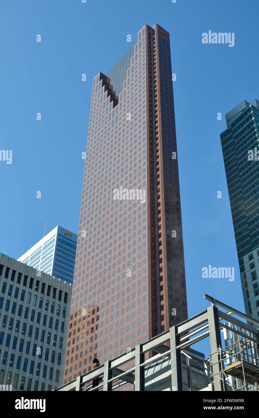 Toronto, Canada - July 15 2013: Star view of the Scotia Plaza ...