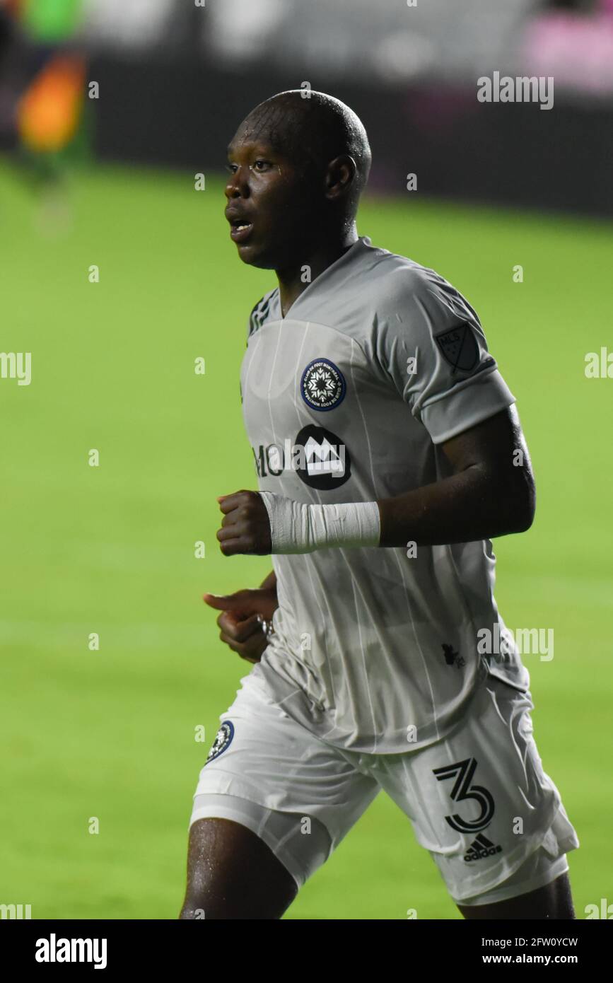Fort Lauderdale, Miami, USA. 12th May, 2021. Kamal Miller of CF ...