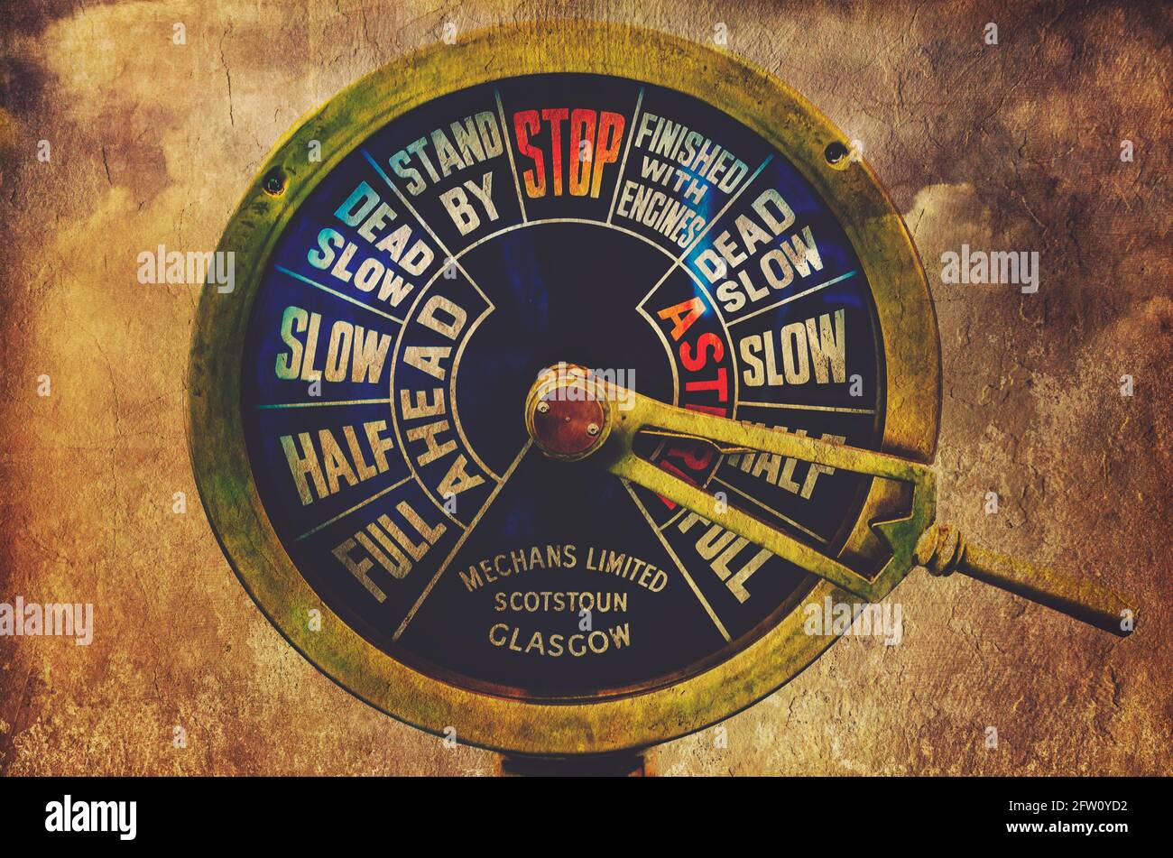 A ship telegraph, also called an engine order telegraph or chadburn, is ...