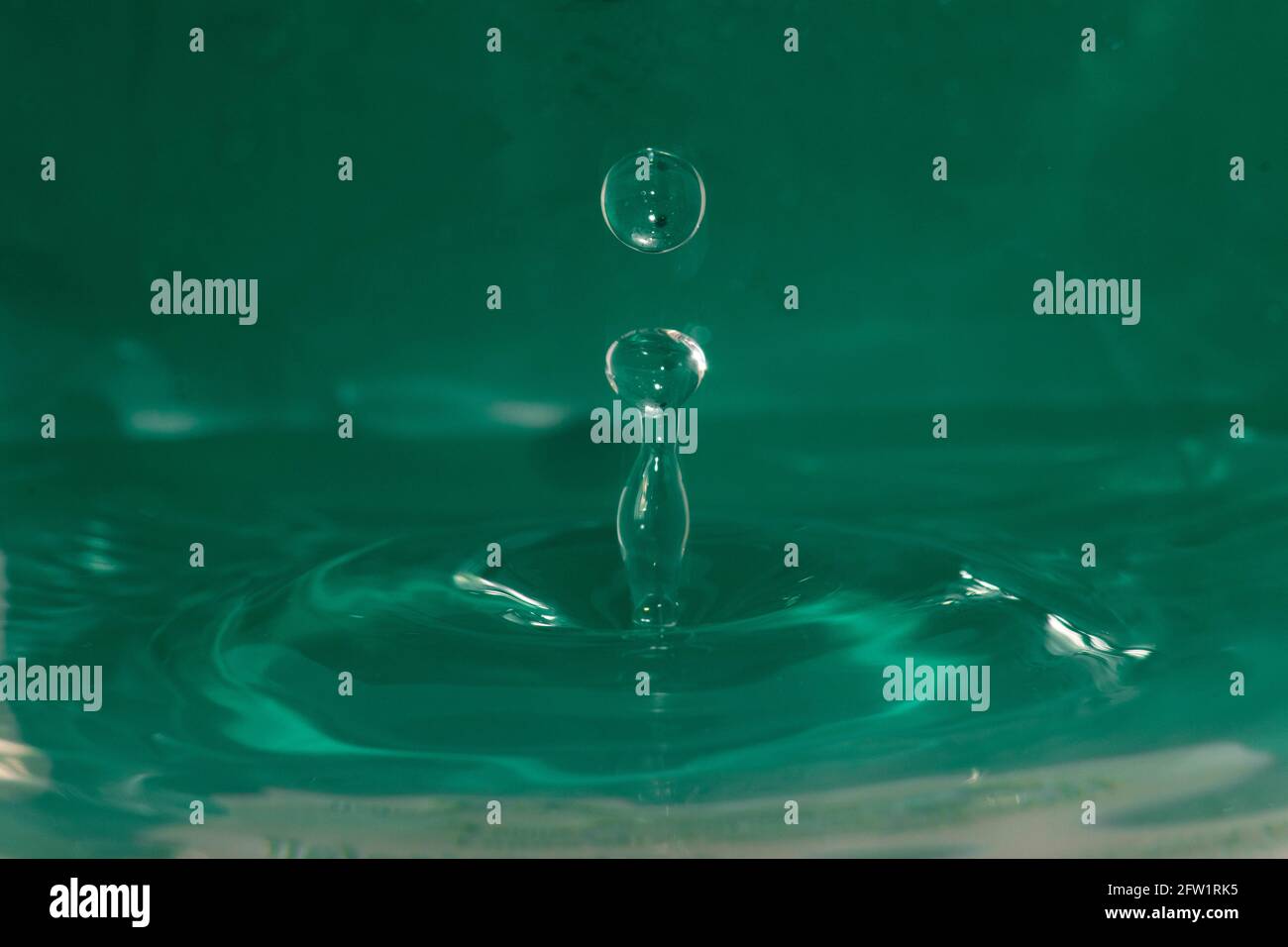 Macro view of drop of water Stock Photo - Alamy