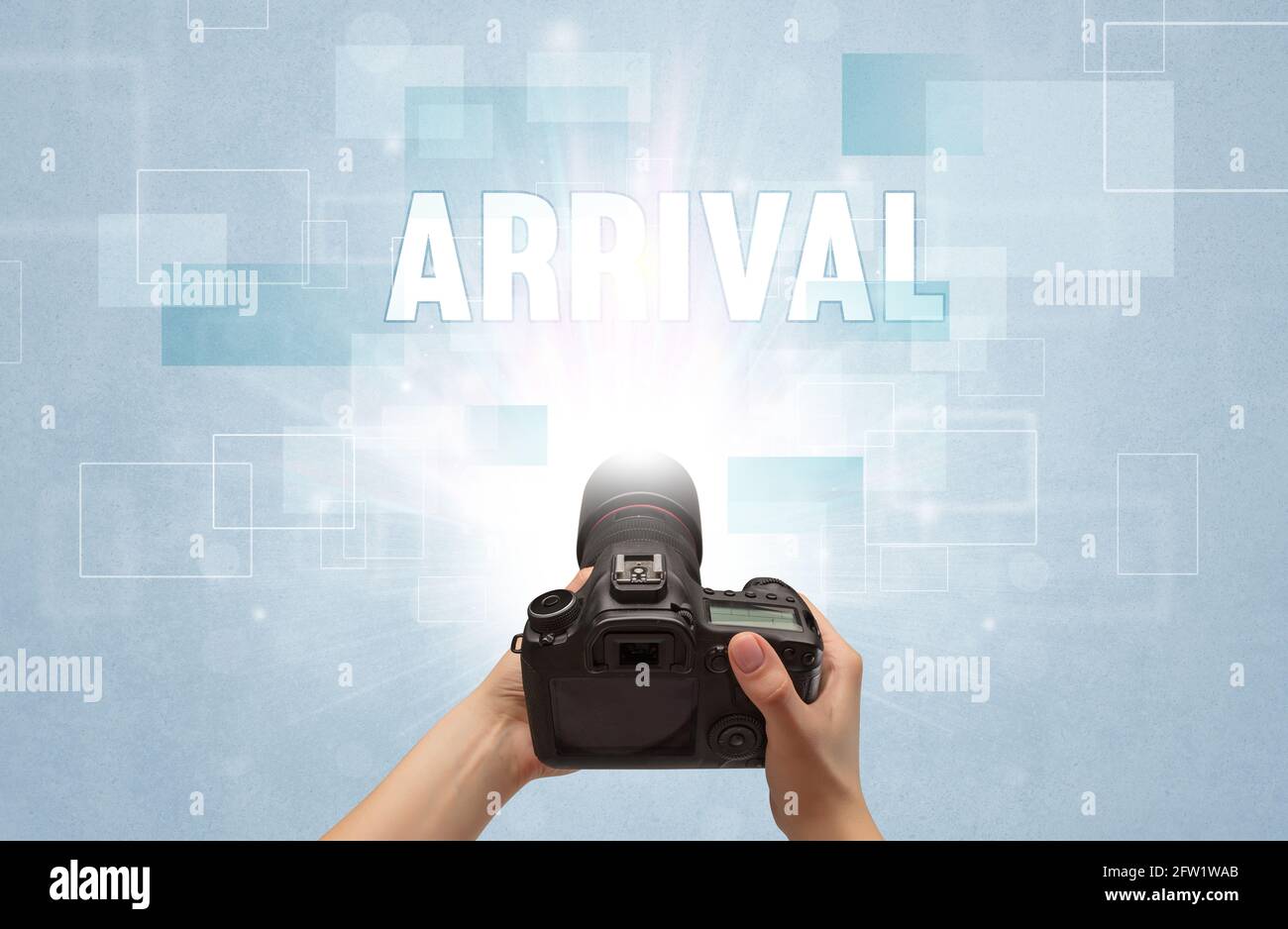 hand holding digital camera, traveling concept Stock Photo - Alamy
