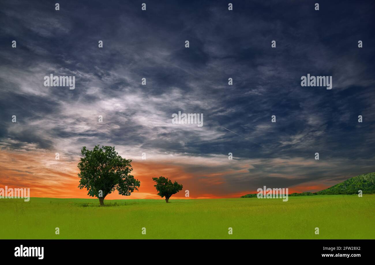 Perfect image of sunset hi-res stock photography and images - Alamy
