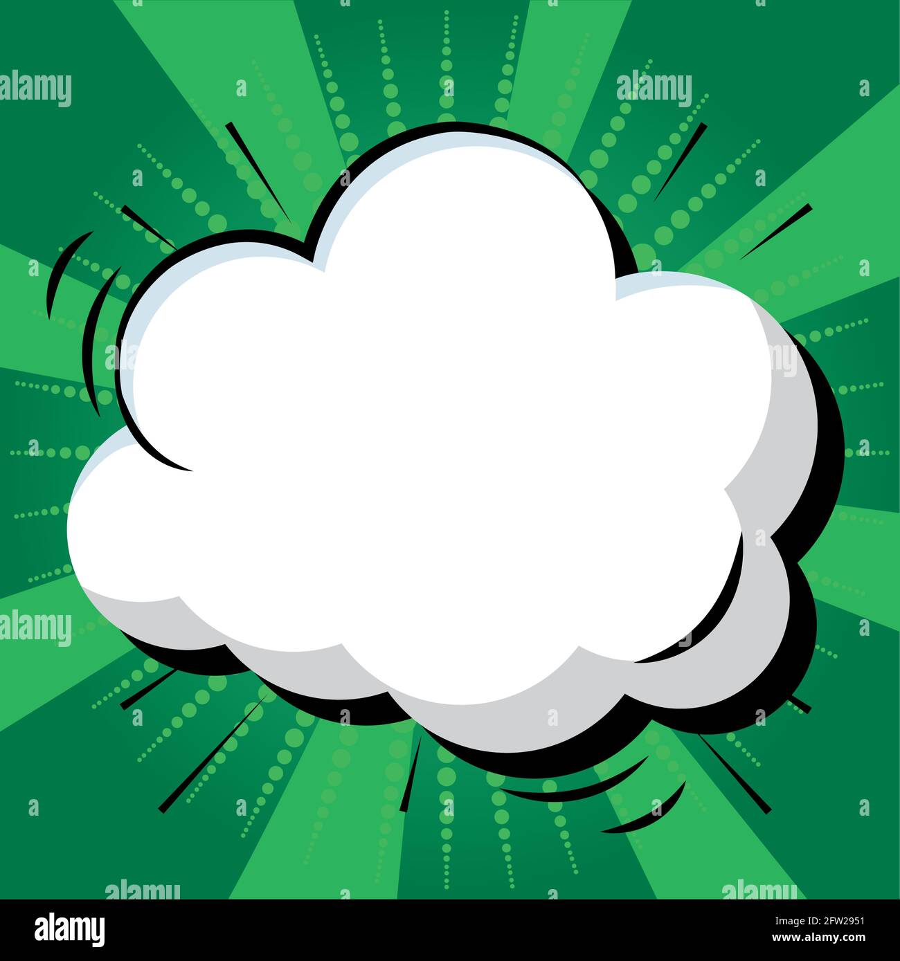 Isolated comic speech Chat bubble Cartoon Vector illustration Stock ...