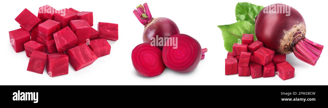 beetroot isolated on white background with full depth of field. Top ...