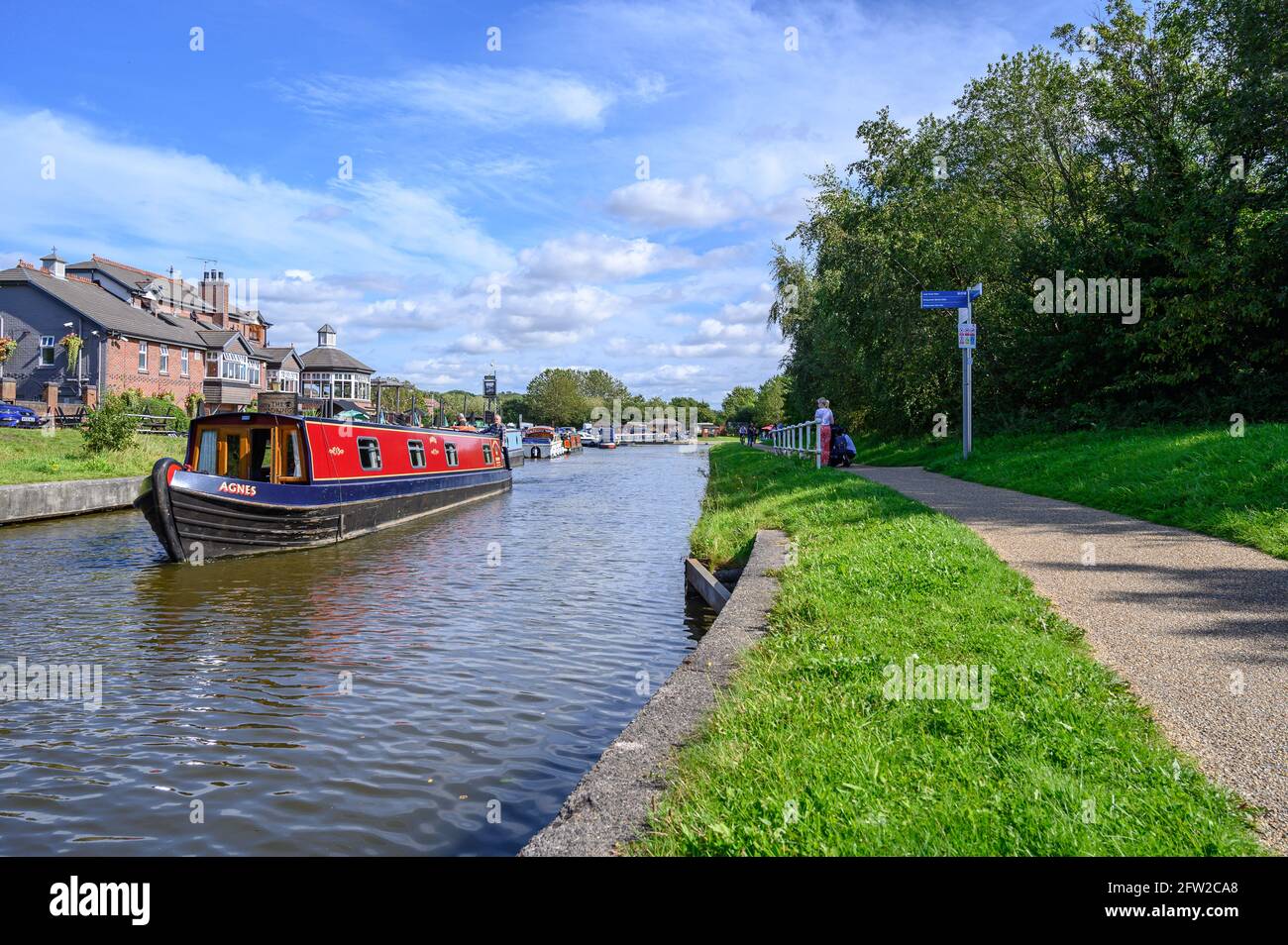Boothstown Marina improvements, Worsley, Manchester Stock Photo - Alamy