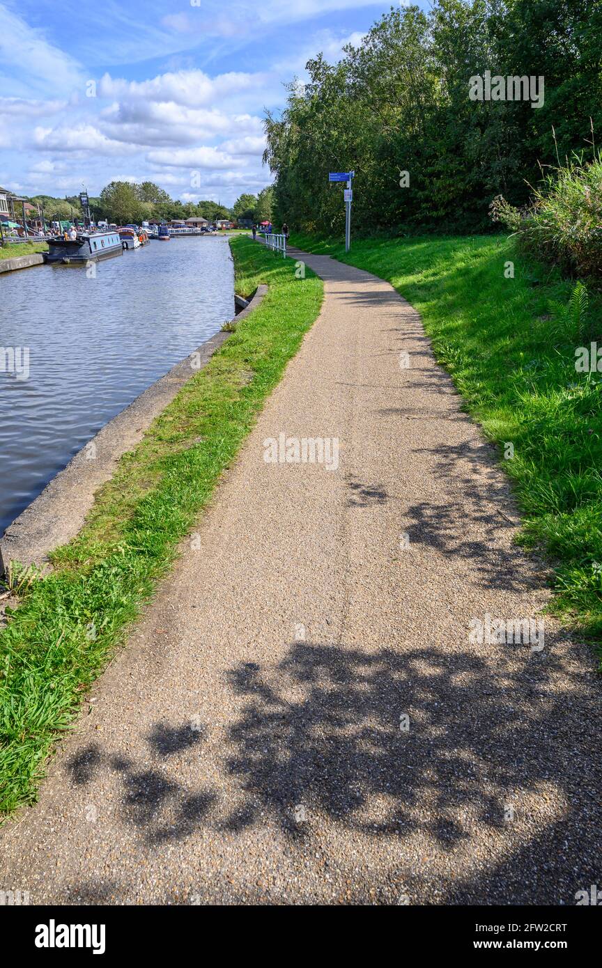 Boothstown Marina improvements, Worsley, Manchester Stock Photo - Alamy