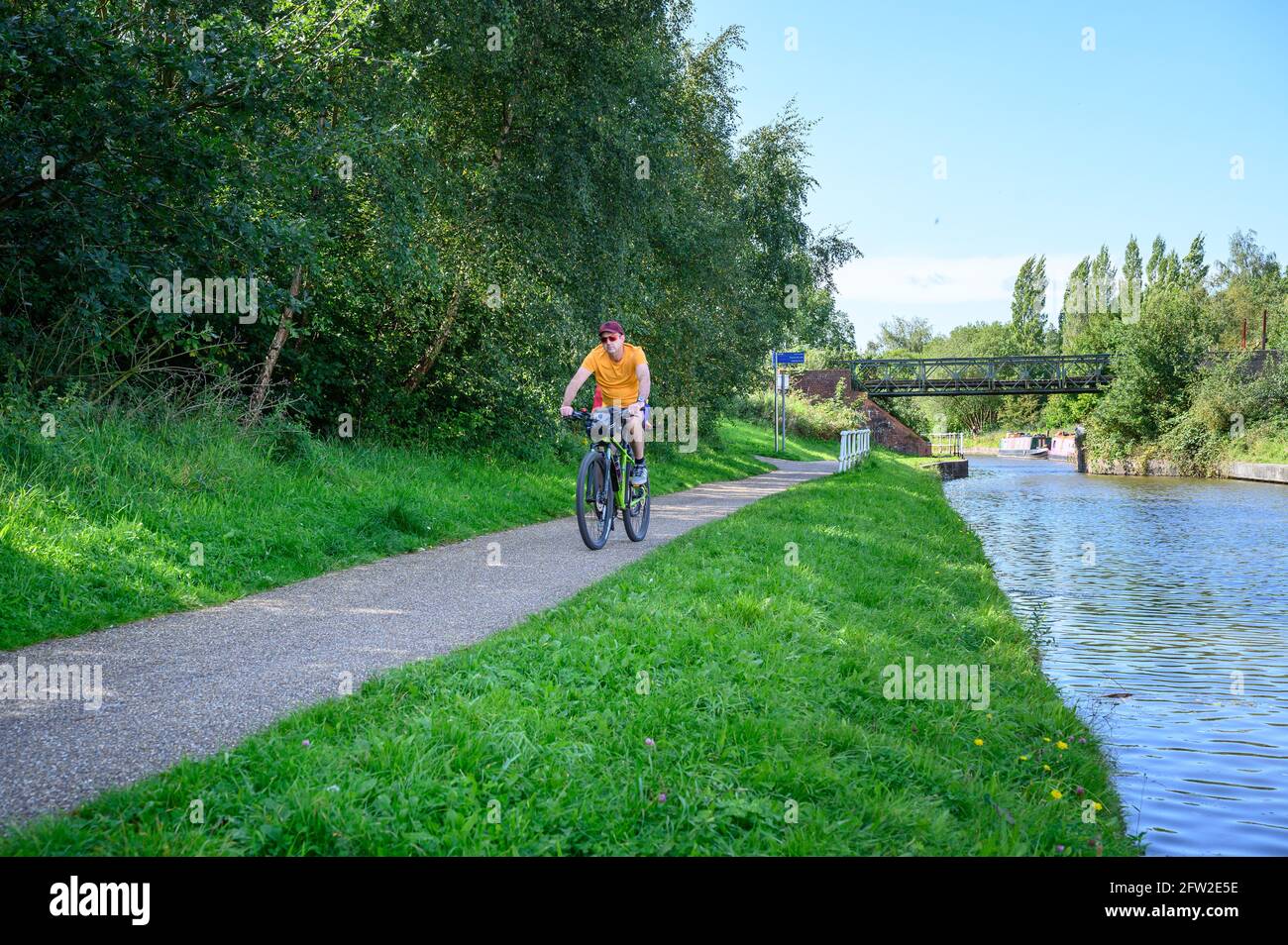 Boothstown Marina improvements, Worsley, Manchester Stock Photo - Alamy