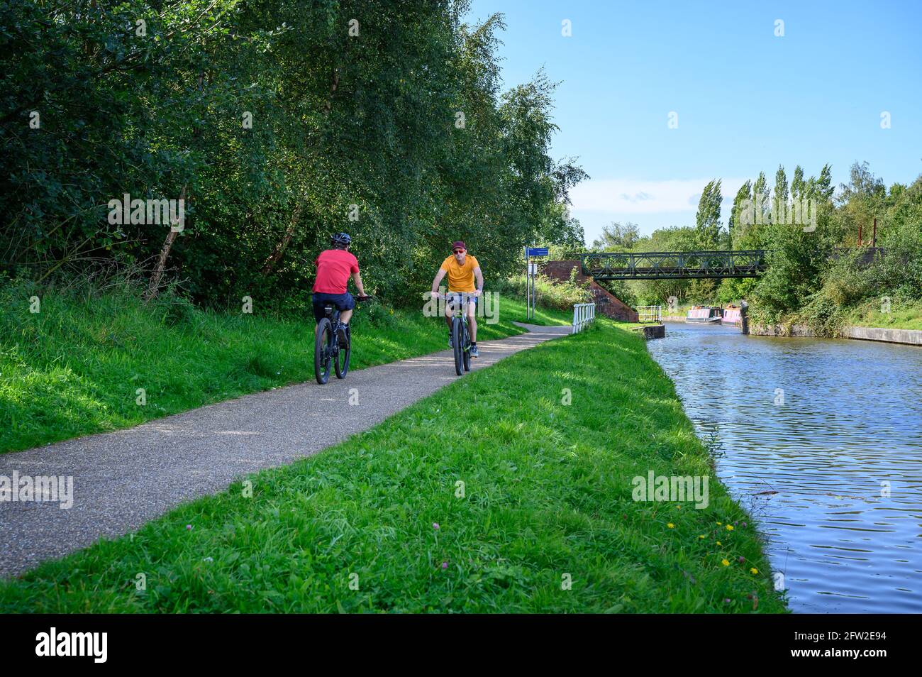 Boothstown Marina improvements, Worsley, Manchester Stock Photo - Alamy