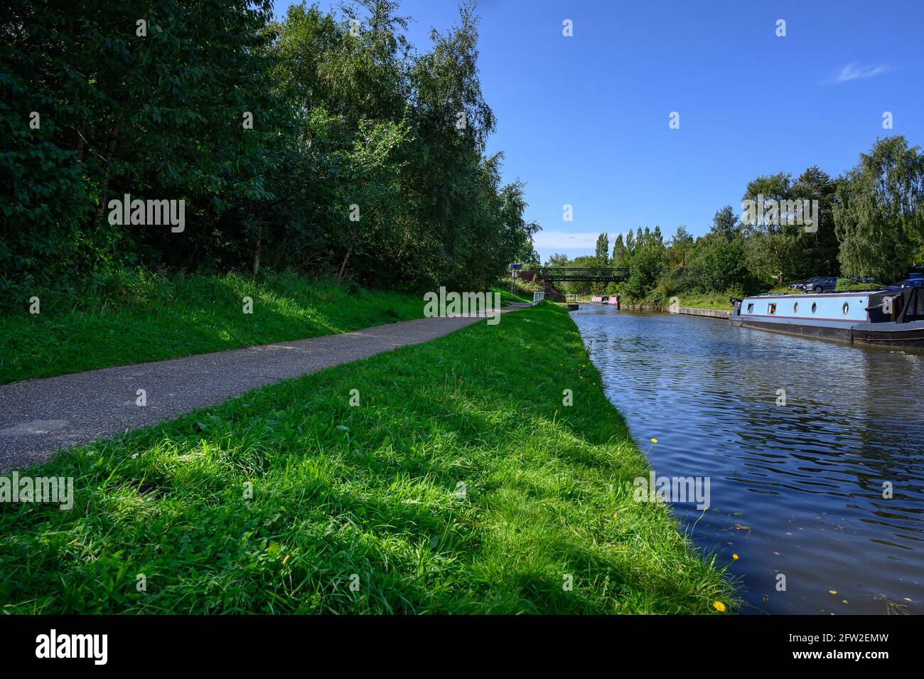 Boothstown Marina improvements, Worsley, Manchester Stock Photo - Alamy