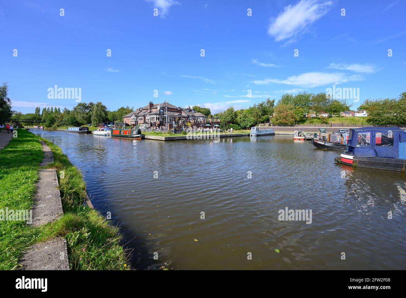 Boothstown Marina improvements, Worsley, Manchester Stock Photo - Alamy