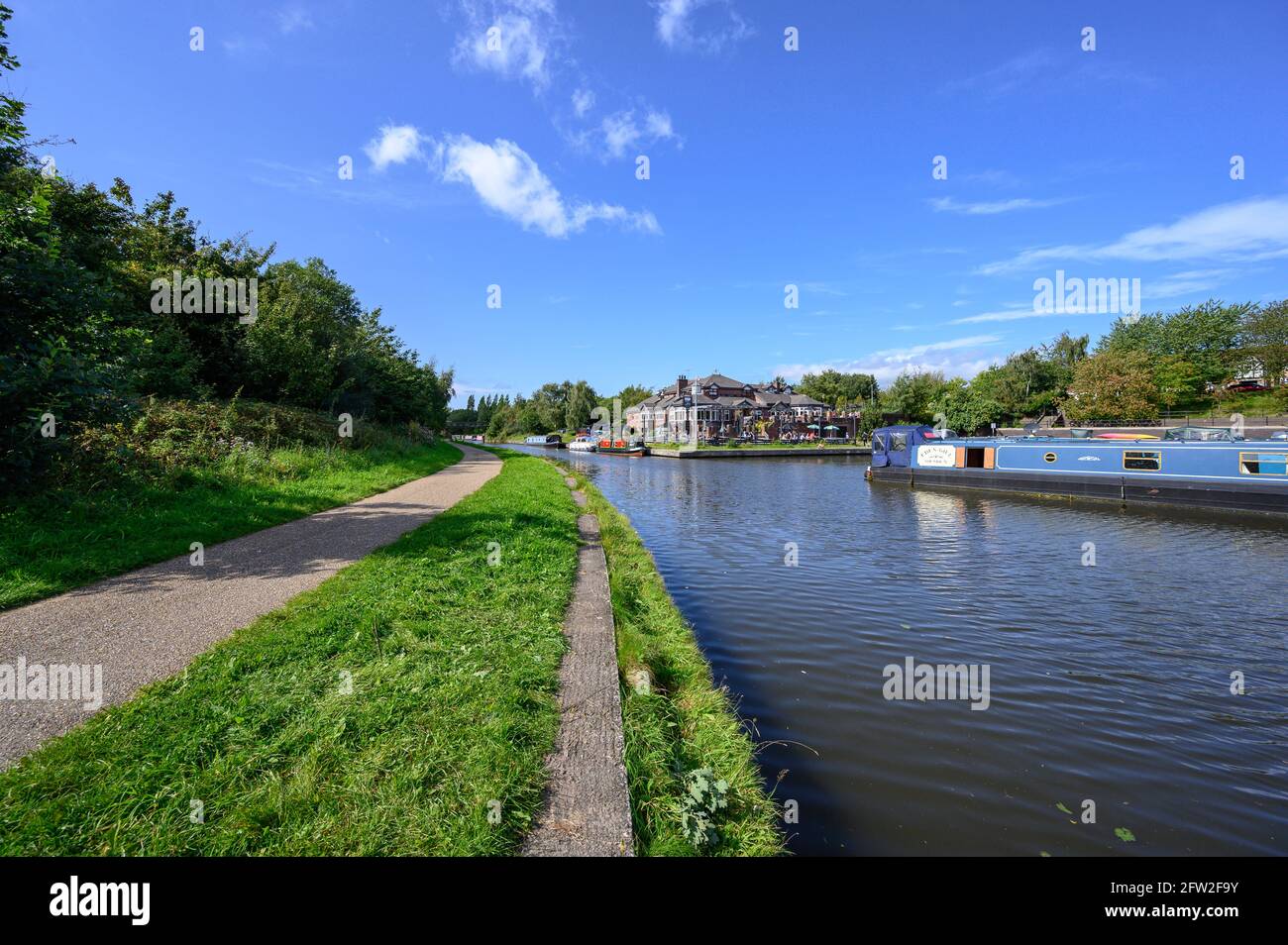 Boothstown Marina improvements, Worsley, Manchester Stock Photo - Alamy