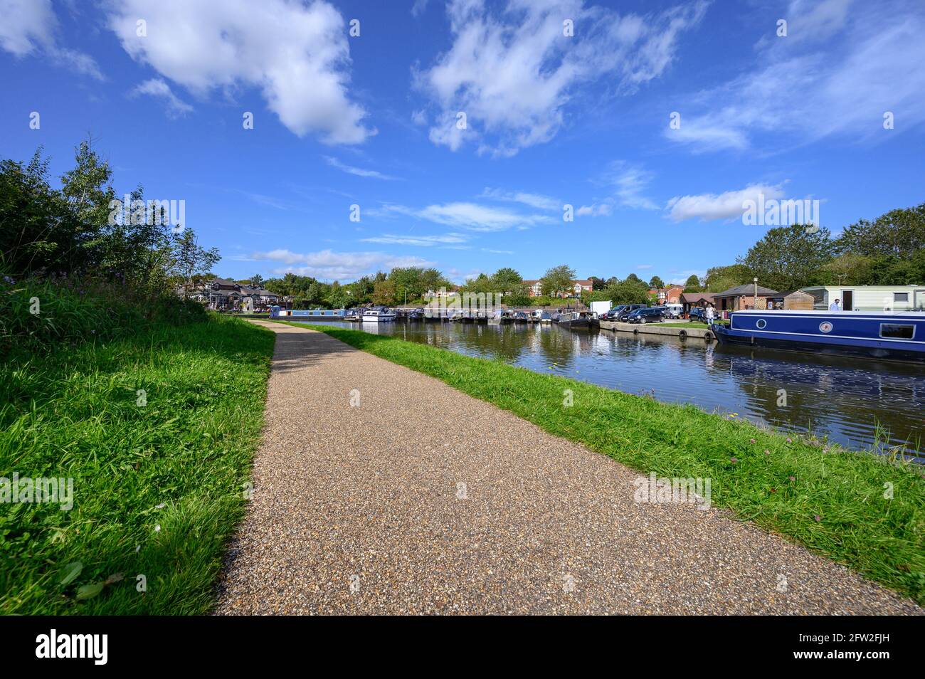 Boothstown Marina improvements, Worsley, Manchester Stock Photo - Alamy