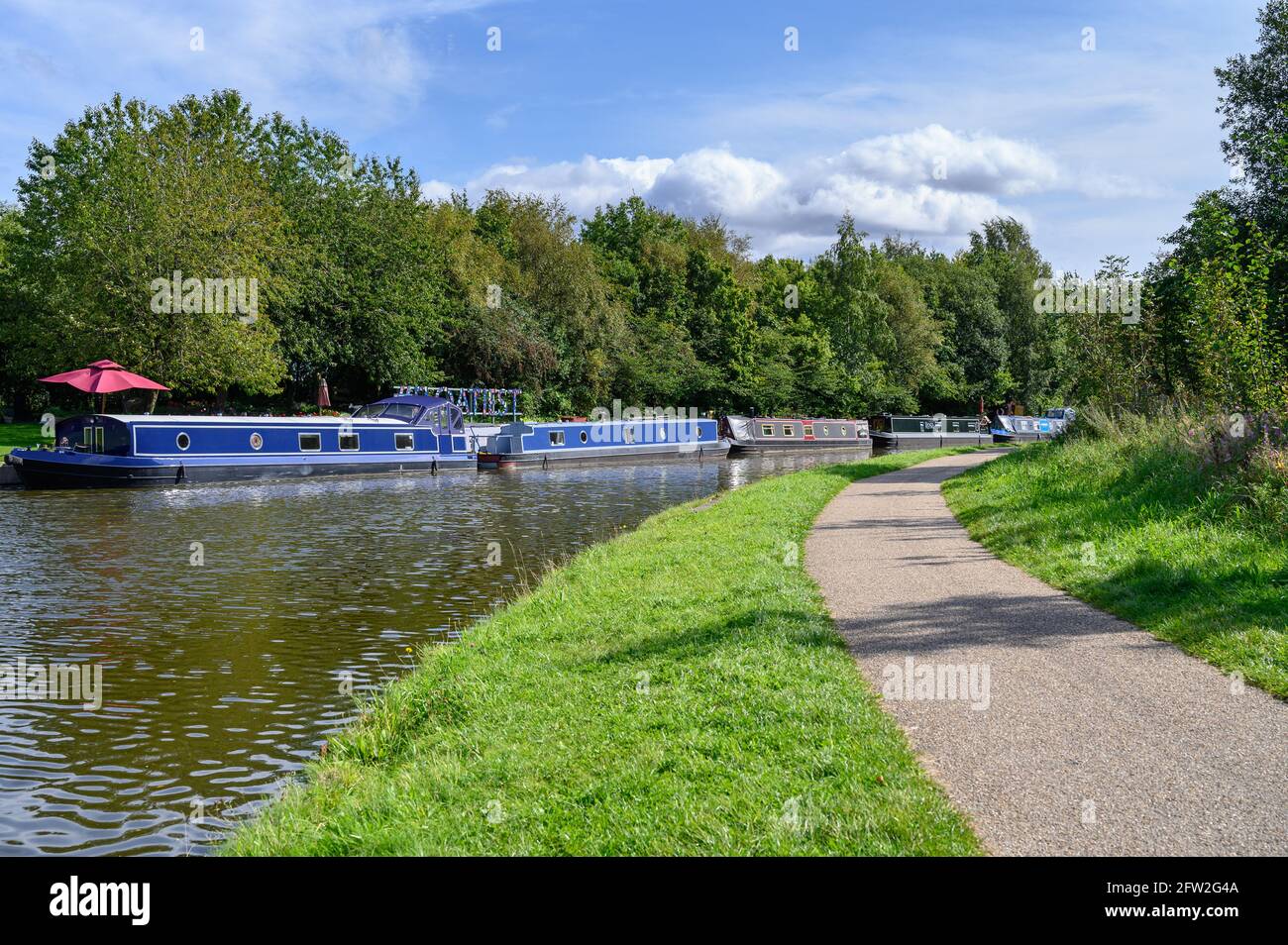 Boothstown Marina improvements, Worsley, Manchester Stock Photo - Alamy