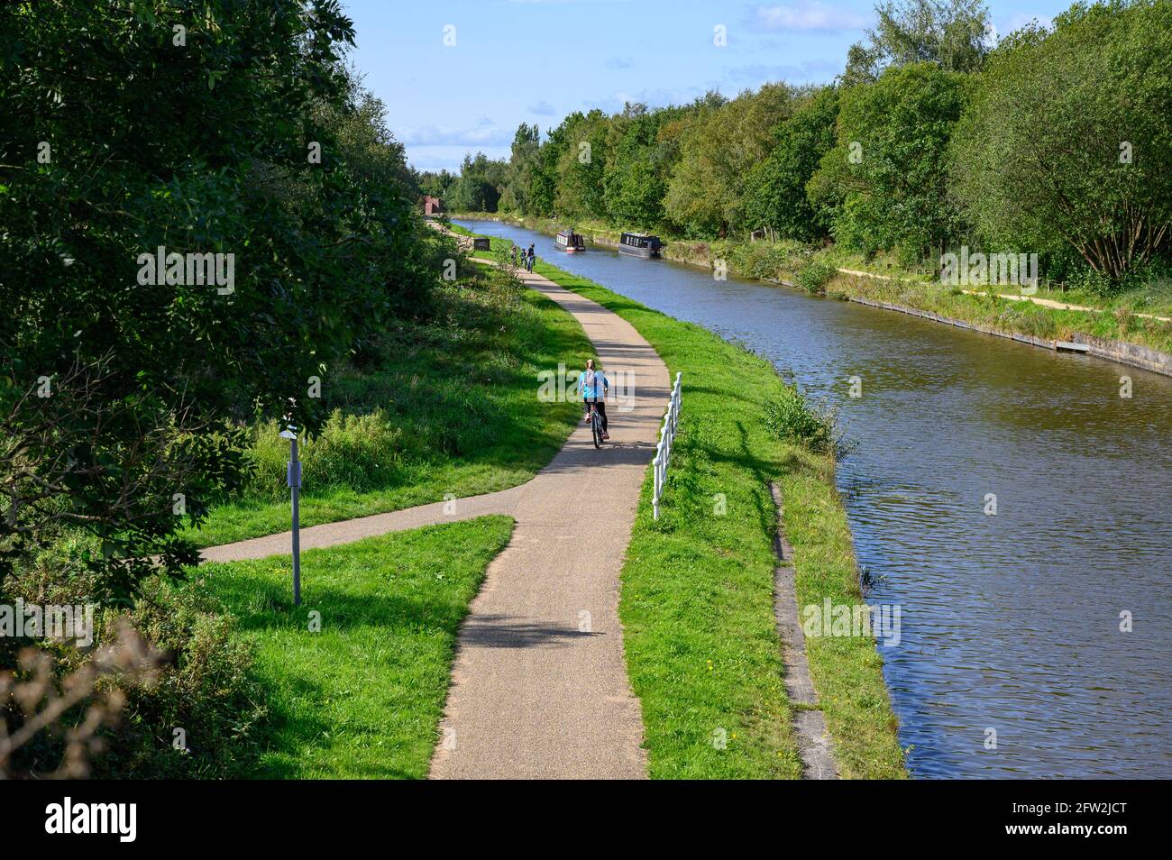 Boothstown Marina improvements, Worsley, Manchester Stock Photo - Alamy