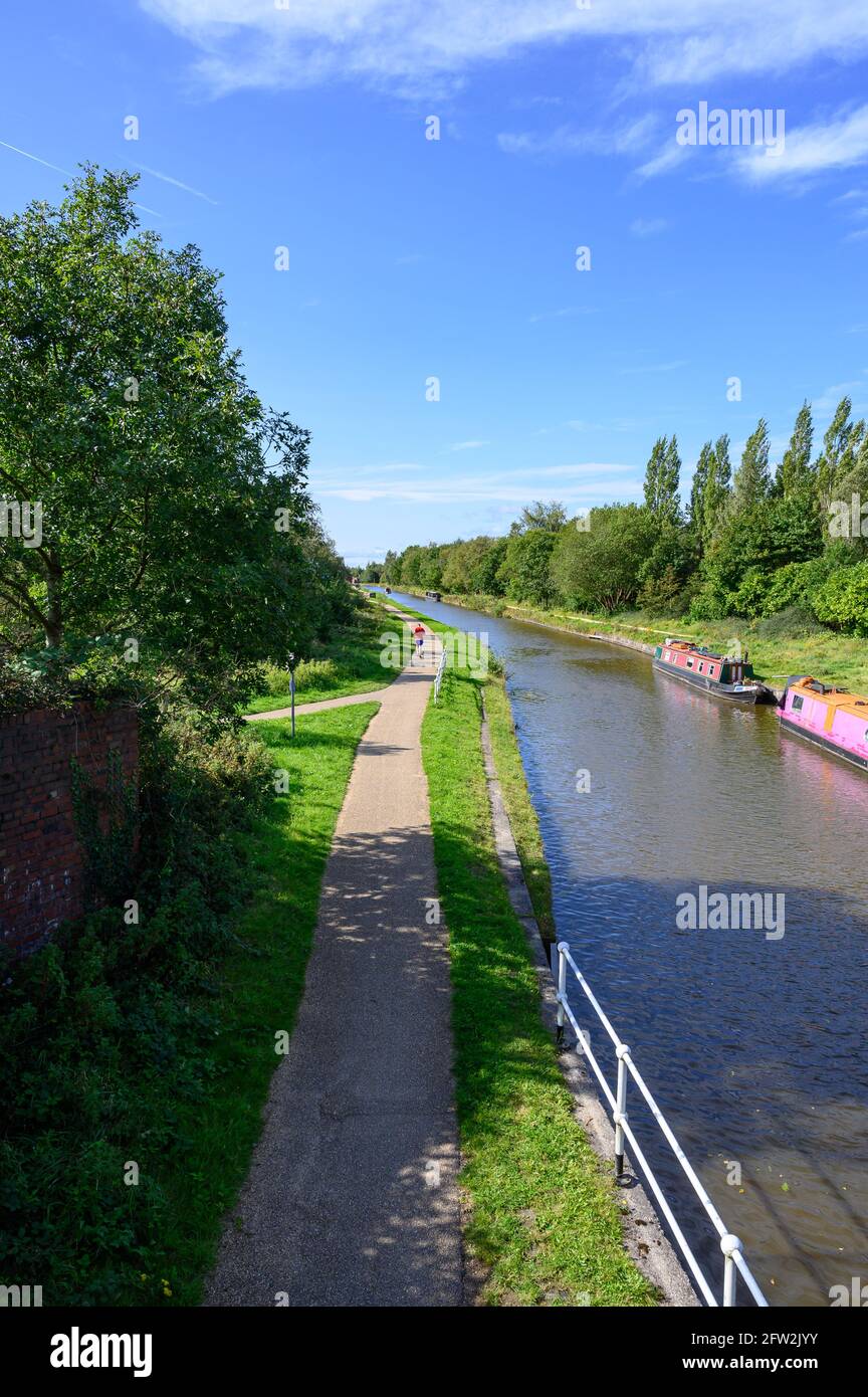 Boothstown Marina improvements, Worsley, Manchester Stock Photo - Alamy