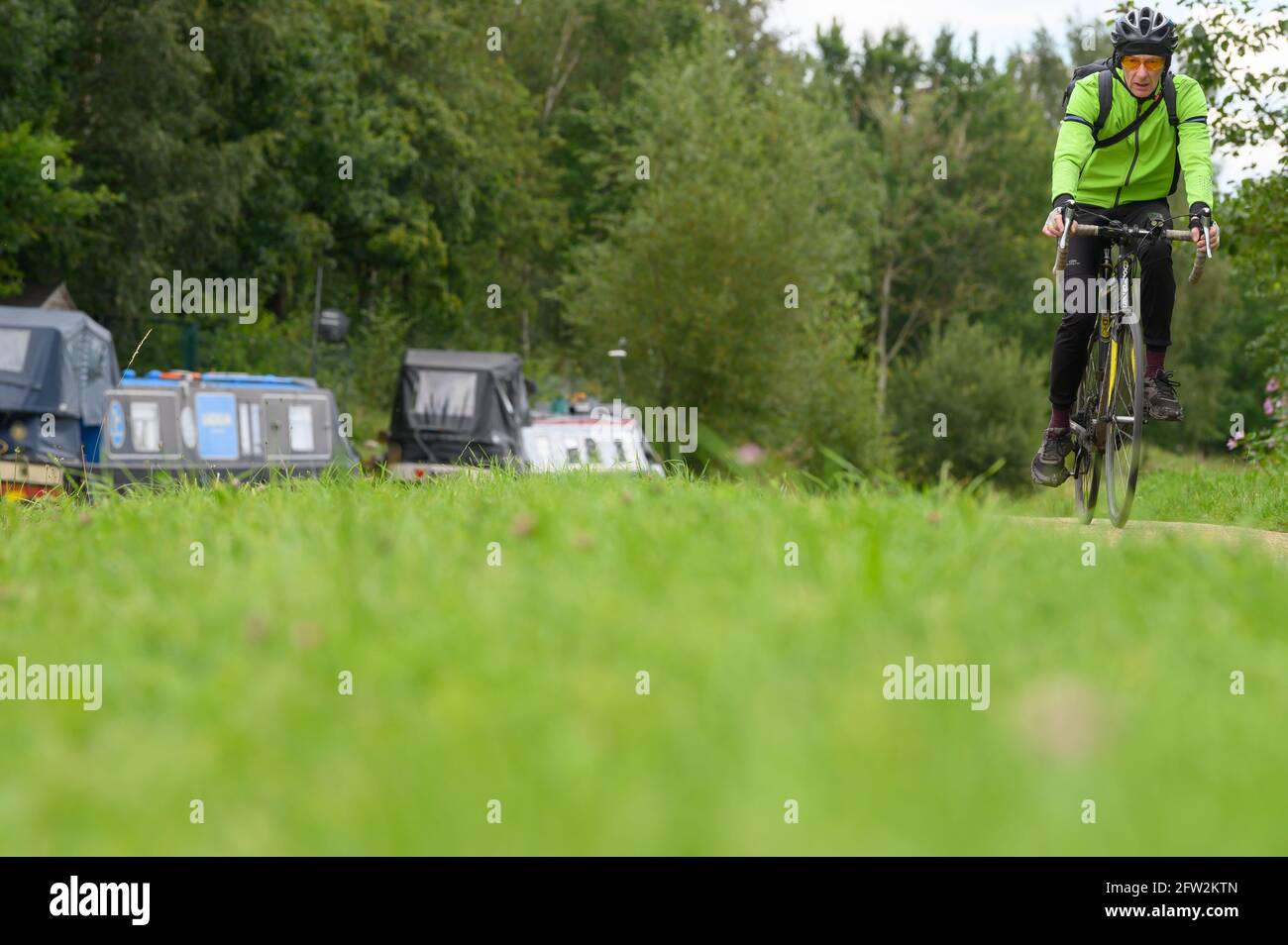 Boothstown Marina improvements, Worsley, Manchester Stock Photo - Alamy