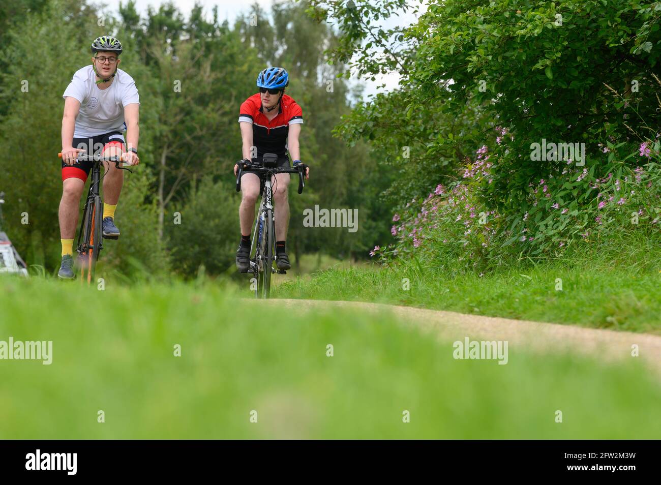 Boothstown Marina improvements, Worsley, Manchester Stock Photo - Alamy