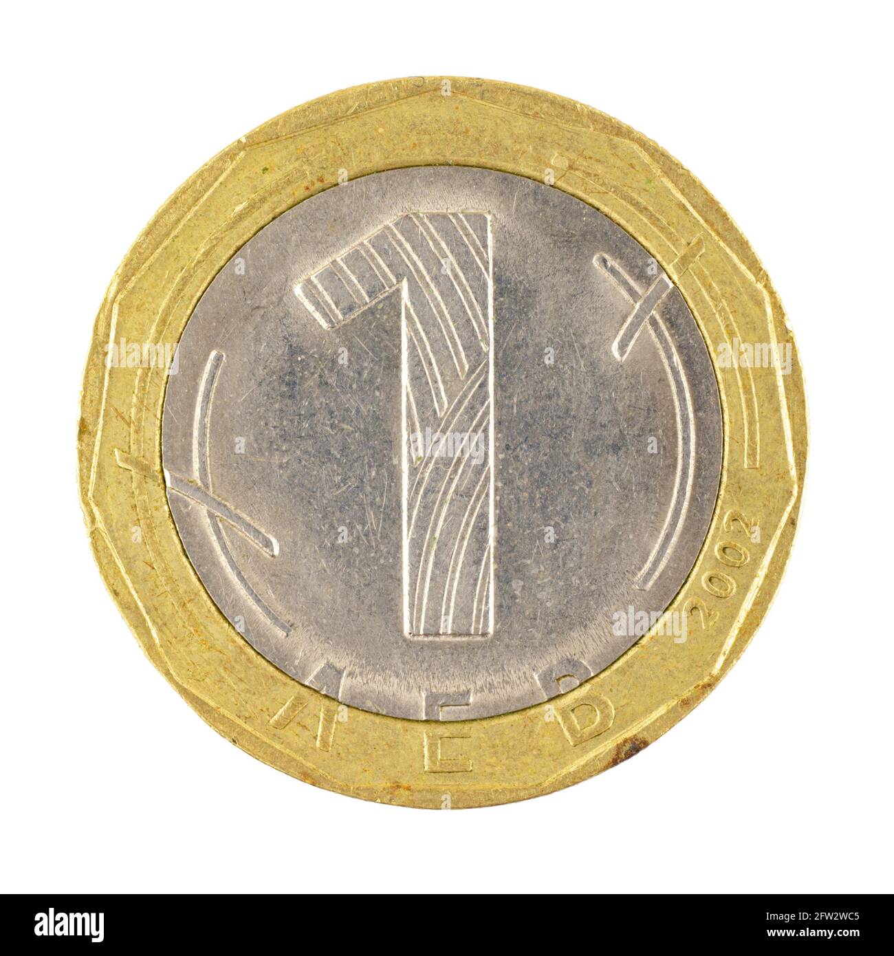 One bulgarian Leva coin isolated on a white background photo Stock ...