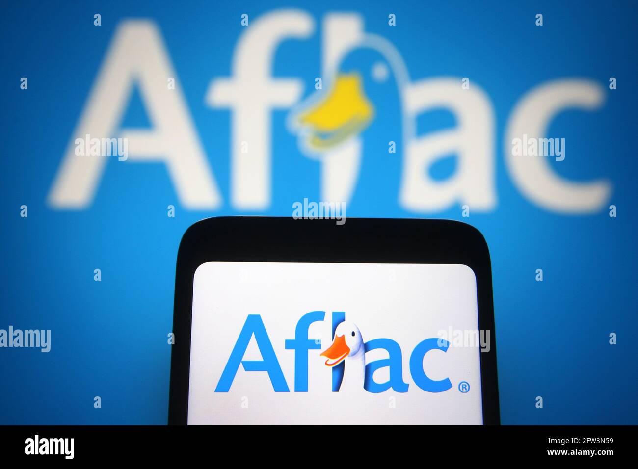 Aflac logo hi-res stock photography and images - Alamy