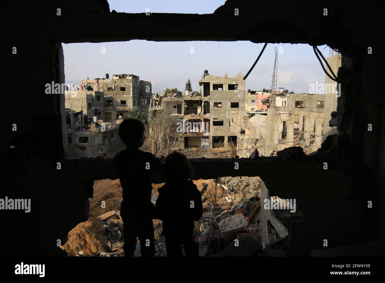 Beit Hanoun, Gaza Strip, Palestinian Territory. 21st May, 2021 ...