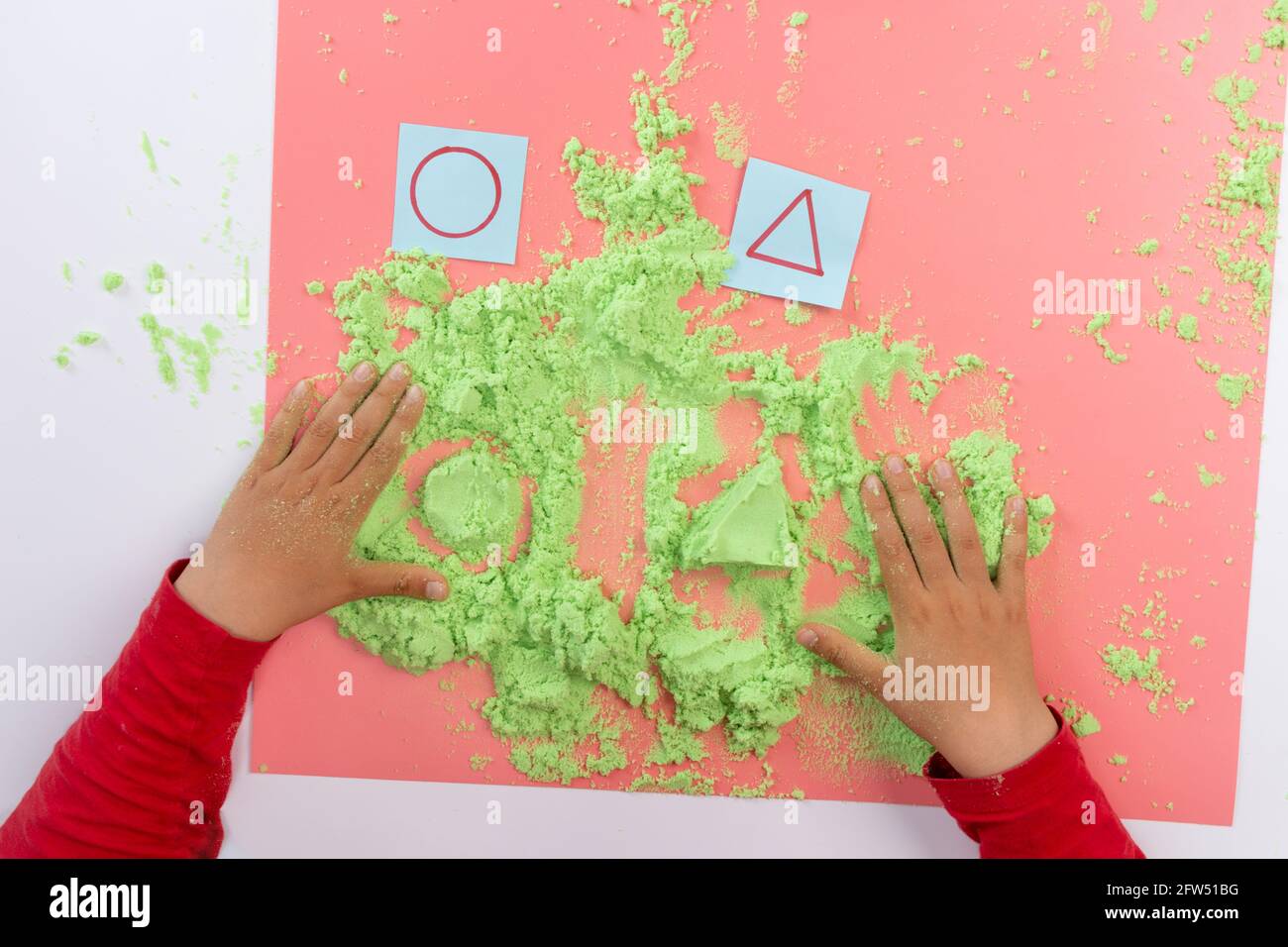 sand tray writing, shape or letter practice for kids, preschool writing ...