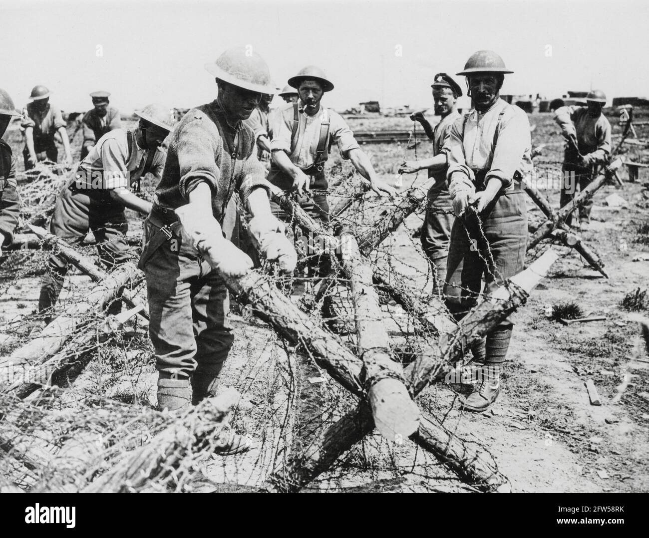 British troops western front hi-res stock photography and images - Alamy
