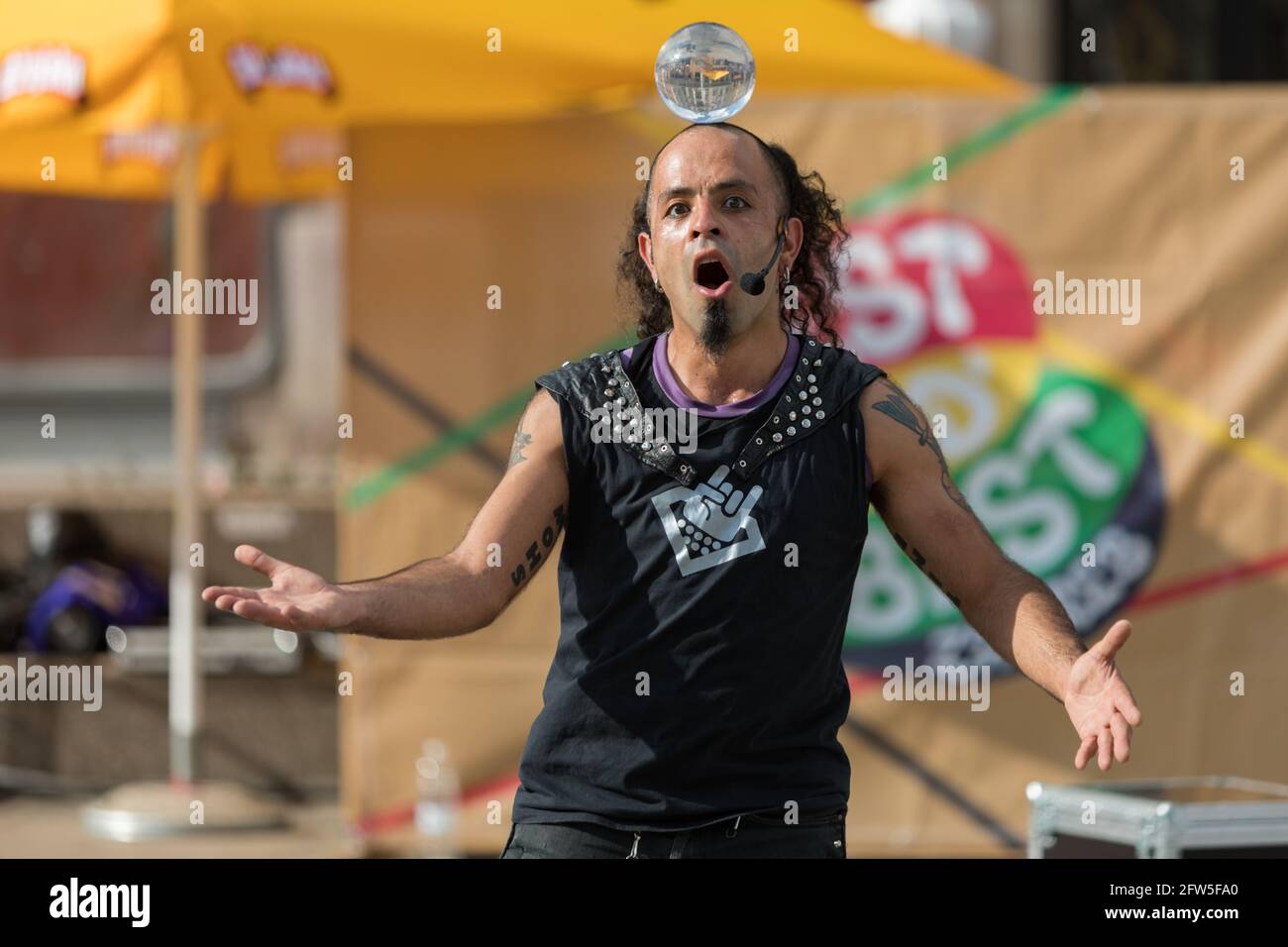 Mr Copini is a famous performer during Cest is the best festival 2019 ...