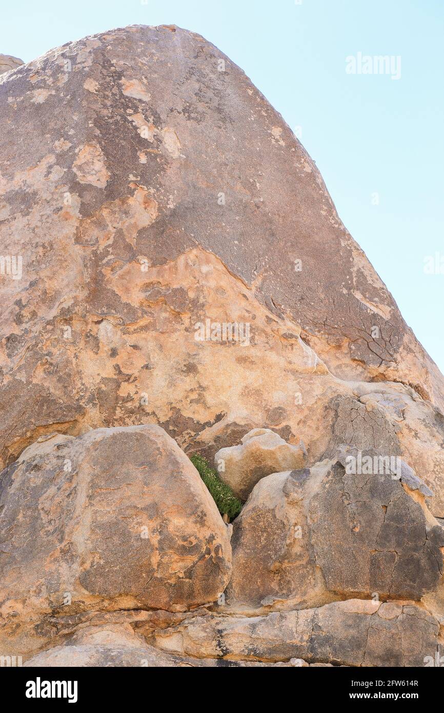 A huge mound of rocks at Joshua tree national park Stock Photo - Alamy