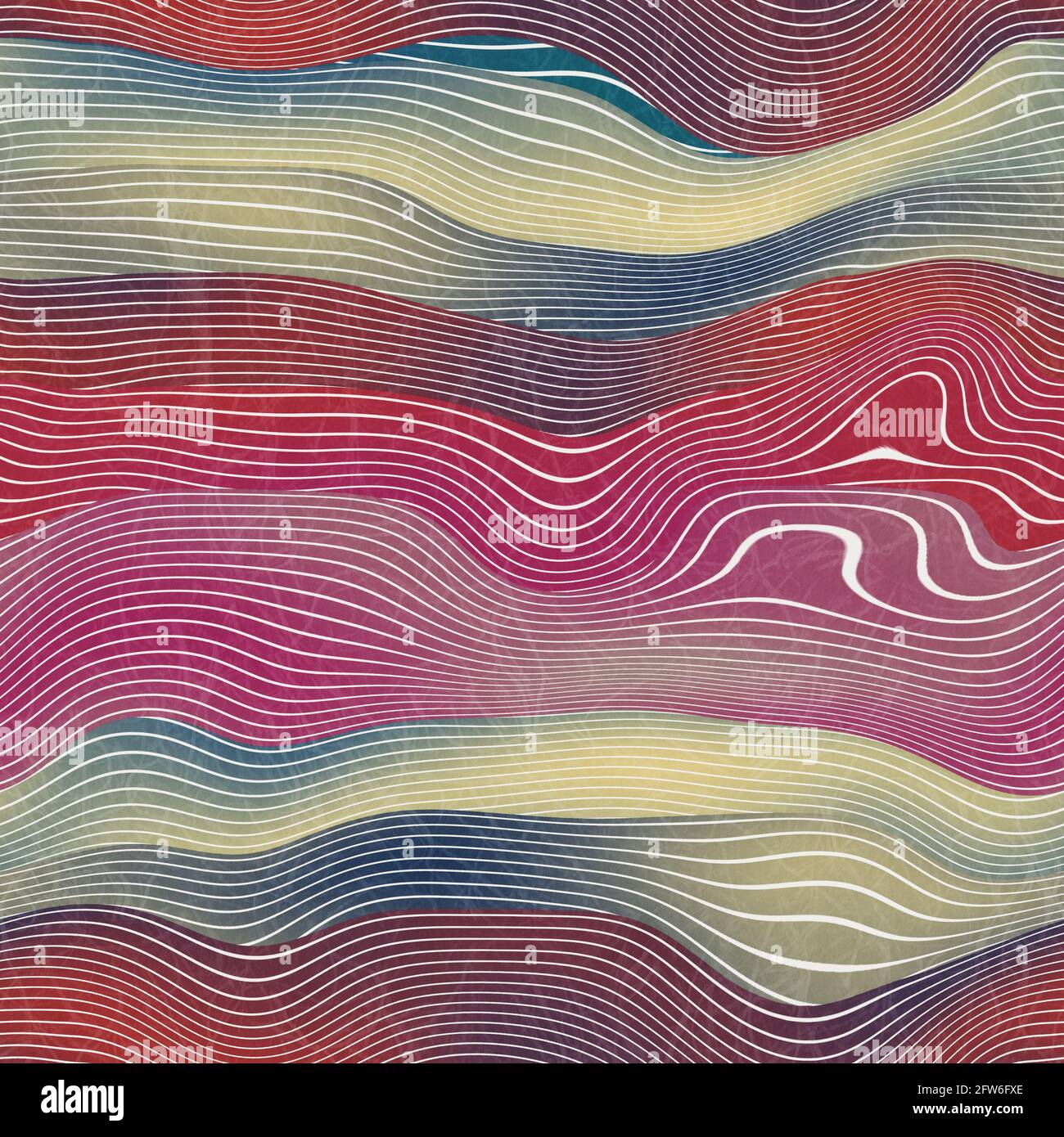 Seamless natural landscape hill pattern for print Stock Photo - Alamy