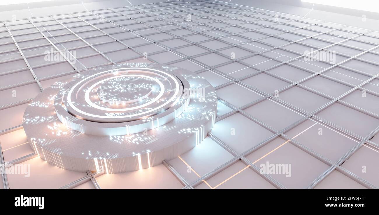 technology design podium product showcase 3d render illustration Stock ...