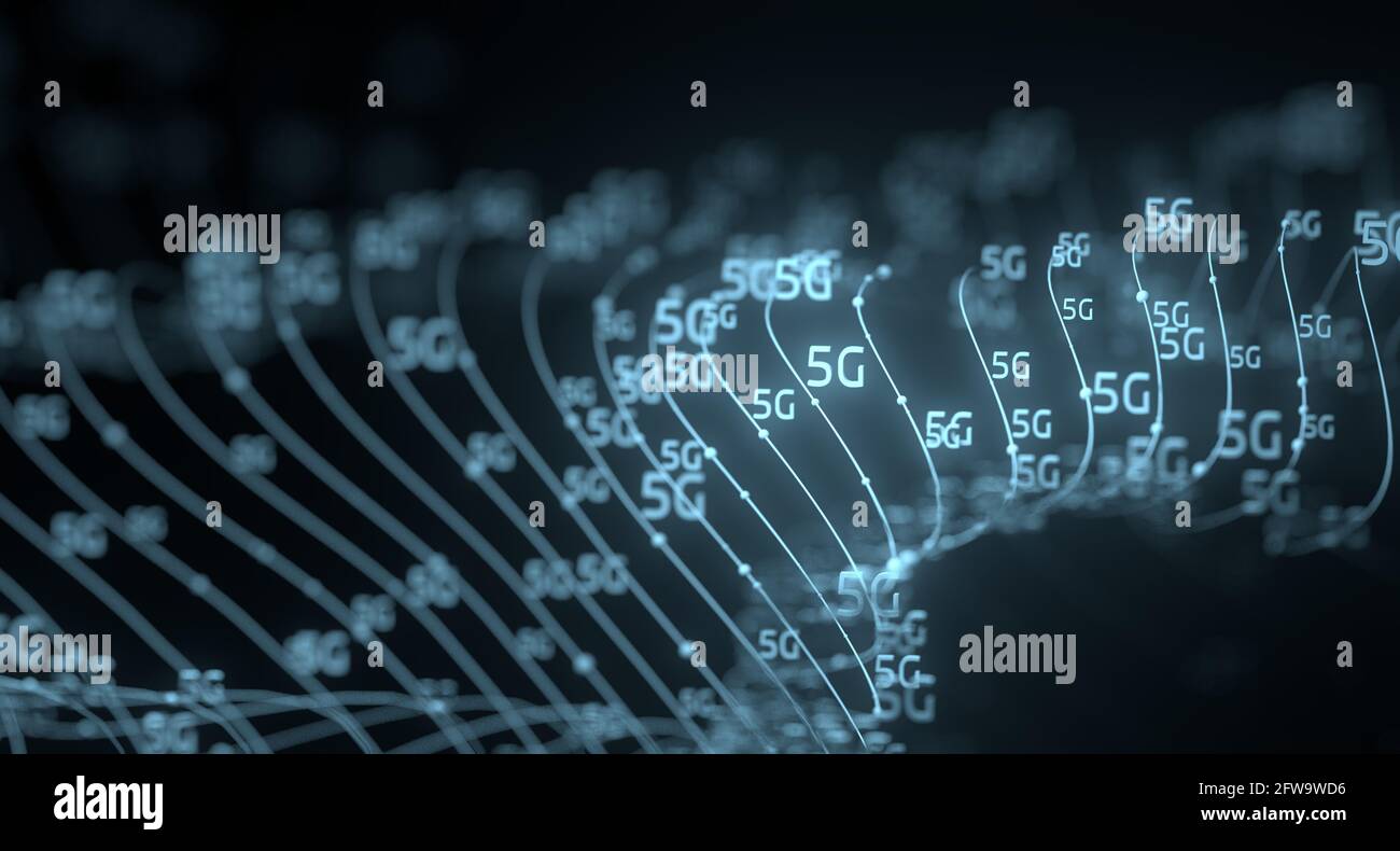 5G Wireless Mobile Communication Technology Stock Photo - Alamy