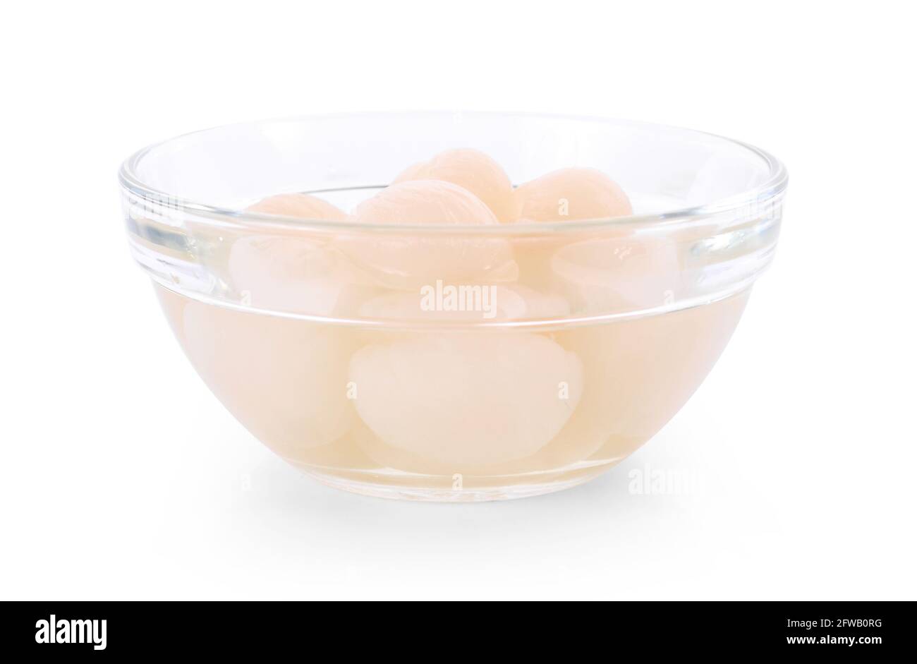 Longan syrup in glass on white background Stock Photo - Alamy