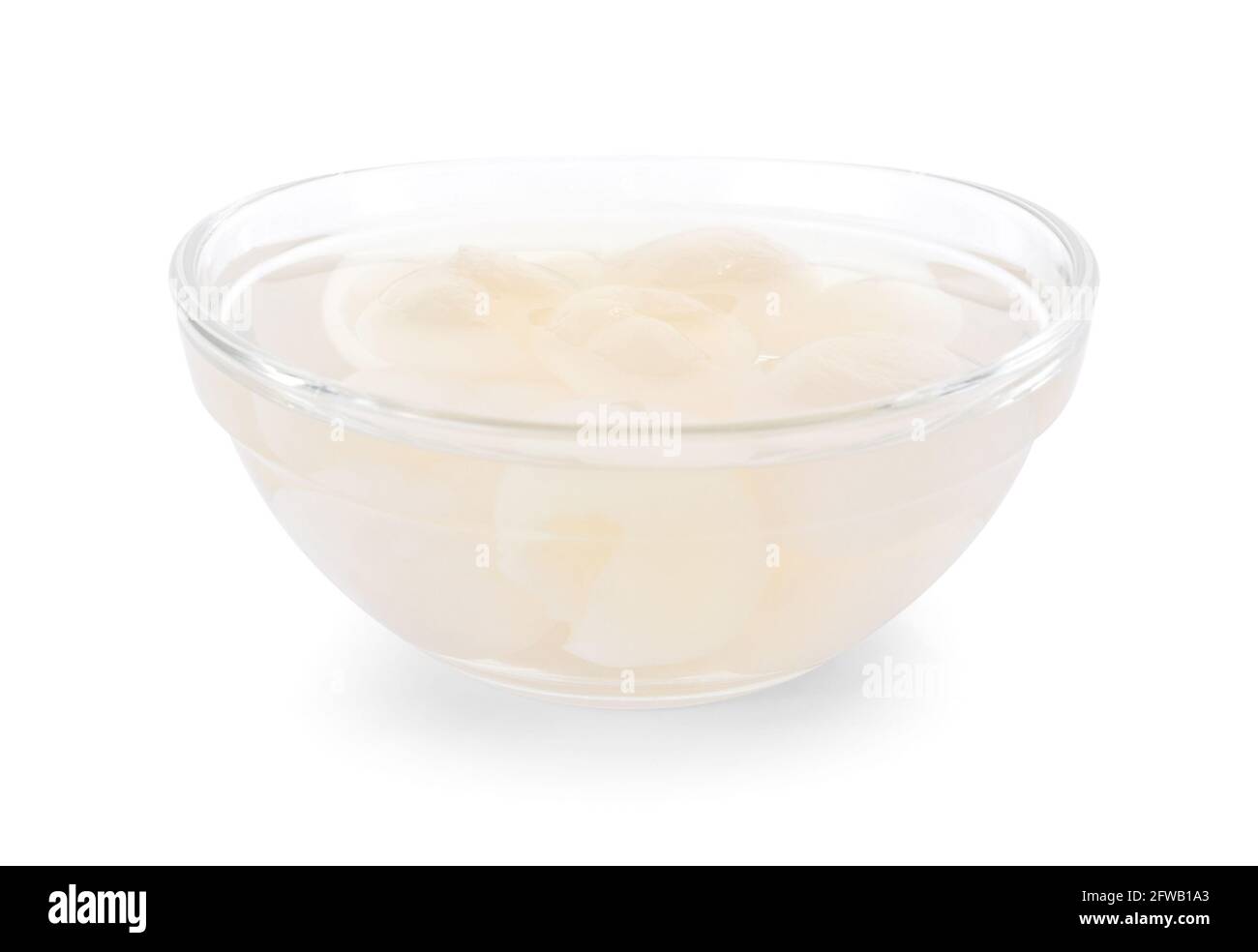 Longan syrup in glass on white background Stock Photo - Alamy