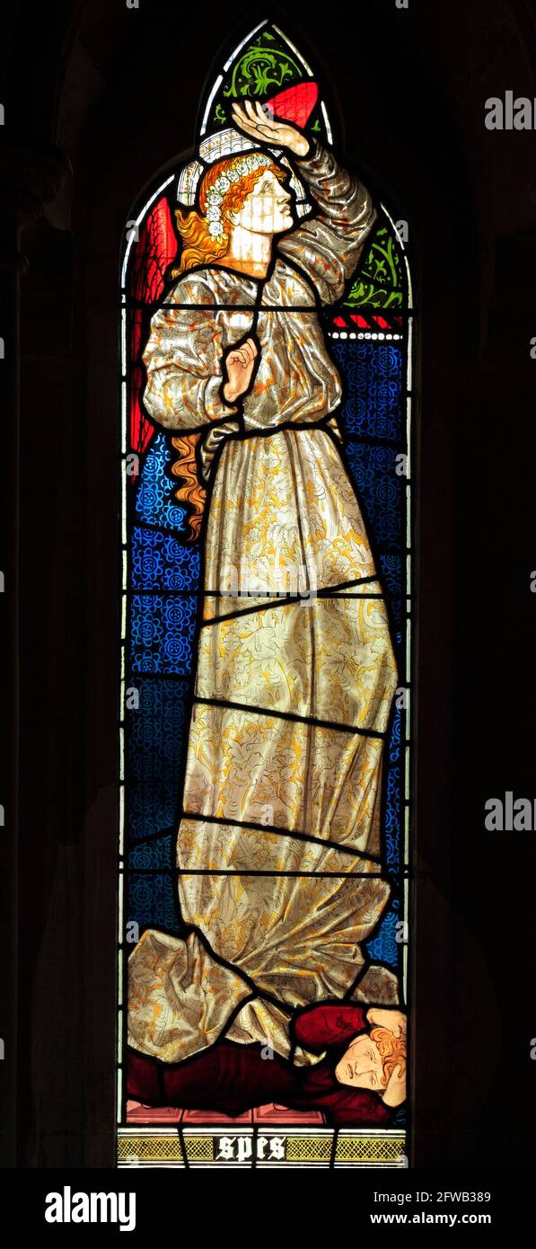 Burne jones stained glass hi-res stock photography and images - Alamy