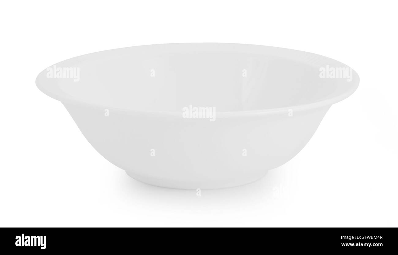 empty bowl isolated on white Stock Photo - Alamy