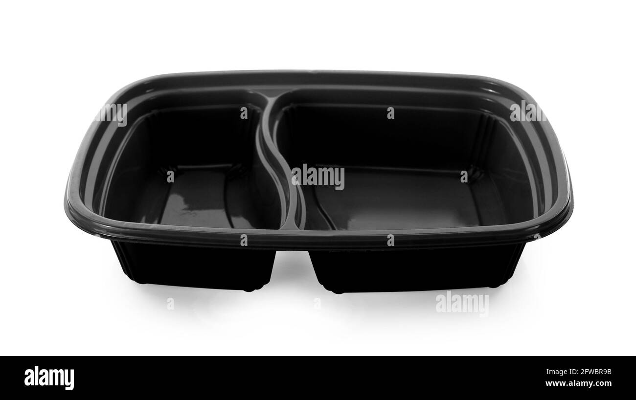plastic empty bowl on white background Stock Photo - Alamy