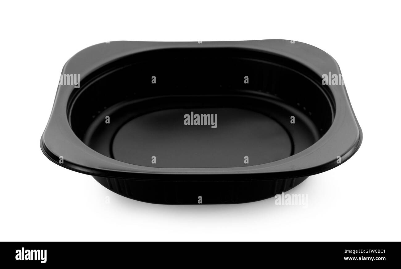 plastic empty bowl on white background Stock Photo - Alamy