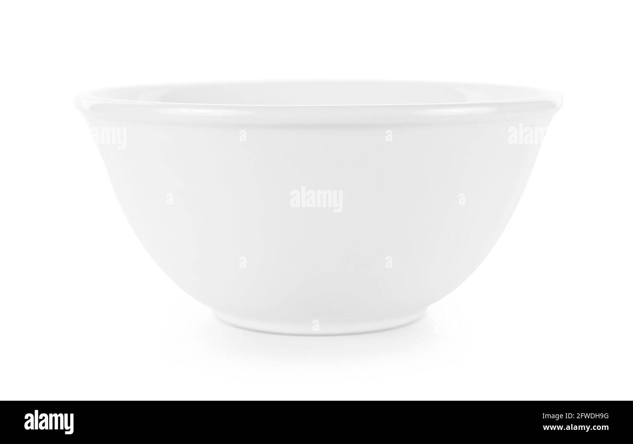 white bowl isolated on white background Stock Photo - Alamy