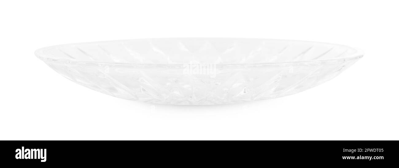 glass plate isolated on white background Stock Photo - Alamy