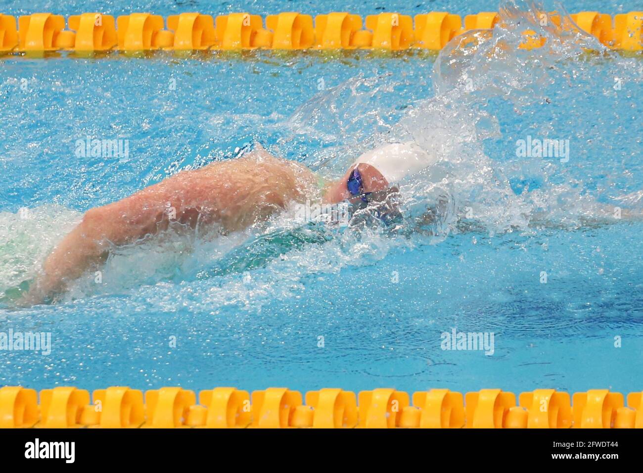 Marie Wattel of France Semi Final 100 m Freestyle during the 2021 LEN ...