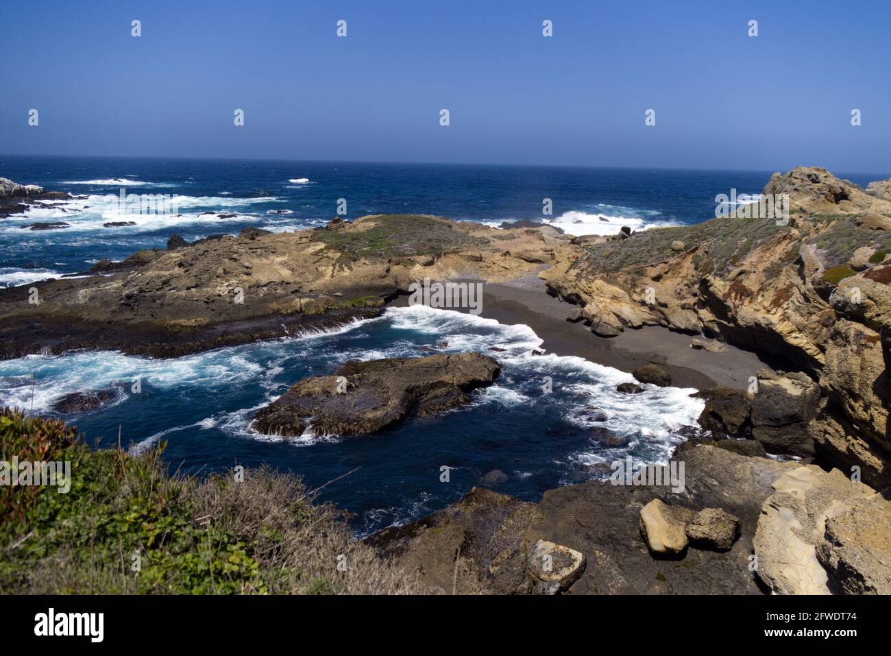 Point Lobos - Beach in a Cove Stock Photo - Alamy