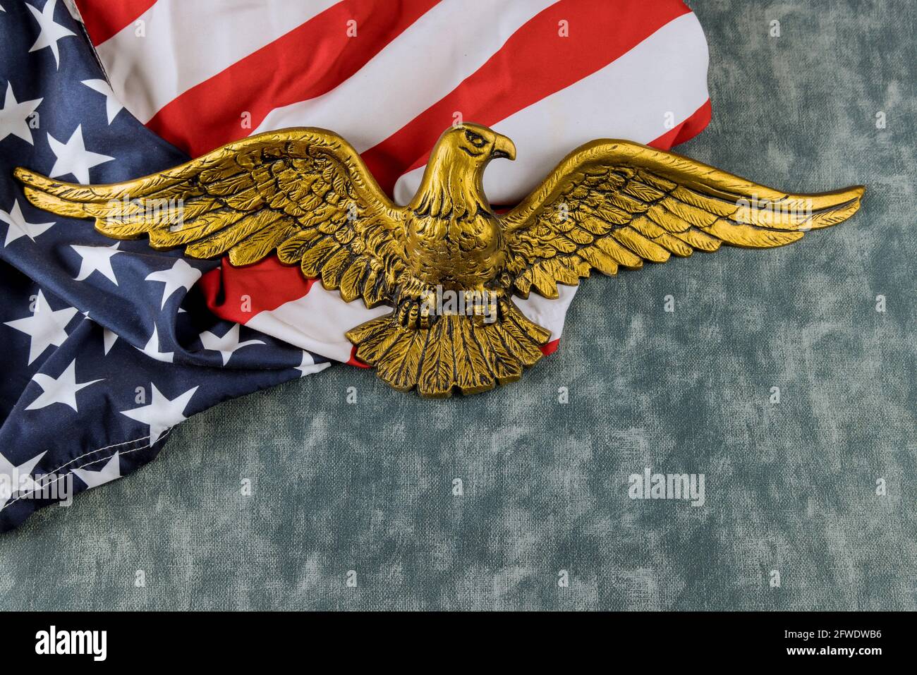 American flag on American Bald Eagle independence day memorial day ...