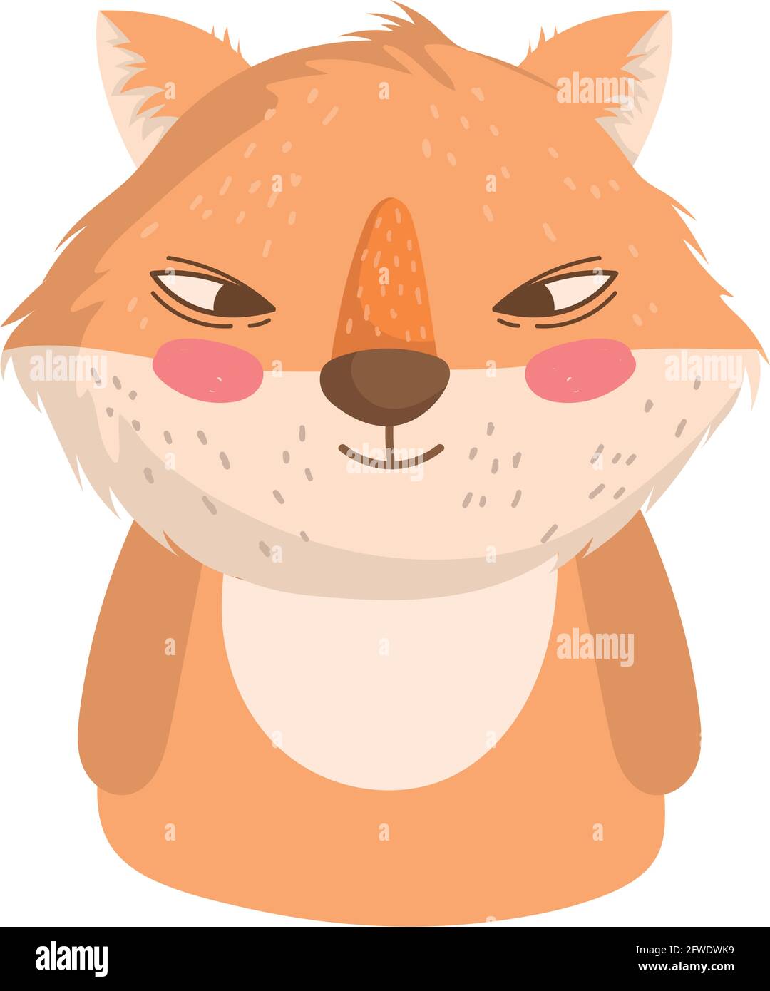fox animal cartoon Stock Vector Image & Art - Alamy
