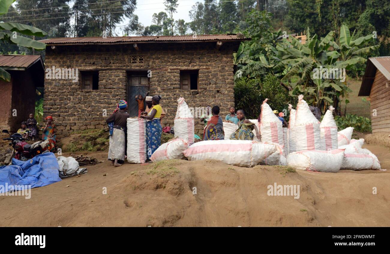 Congo village not rainforest hi-res stock photography and images - Alamy