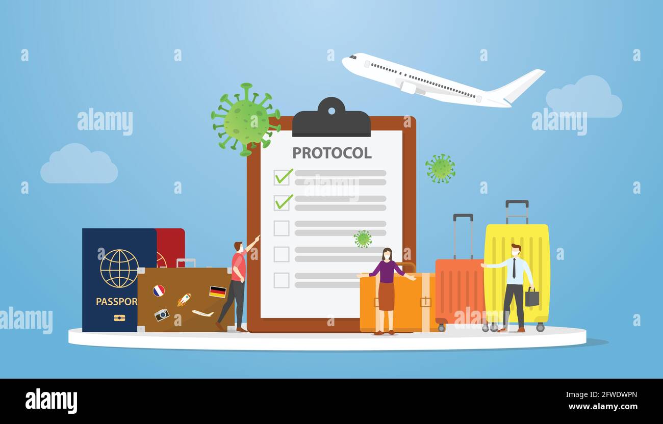 new normal guide or protocol procedure for travel or travelling with ...