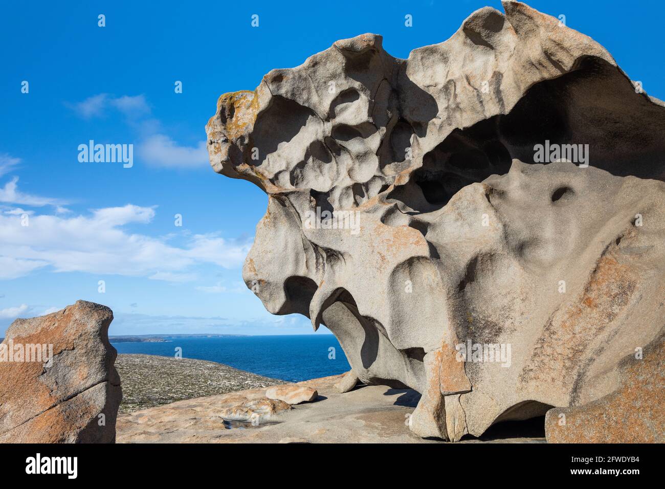 remarkable rocks in the Flinders Chase National Park on Kangaroo Island ...
