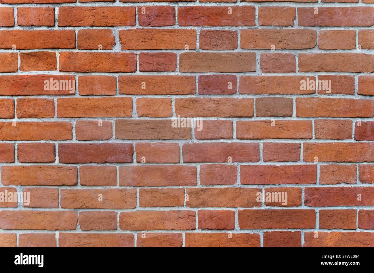 Red rustic brick wall - high quality texture. Background for your ...