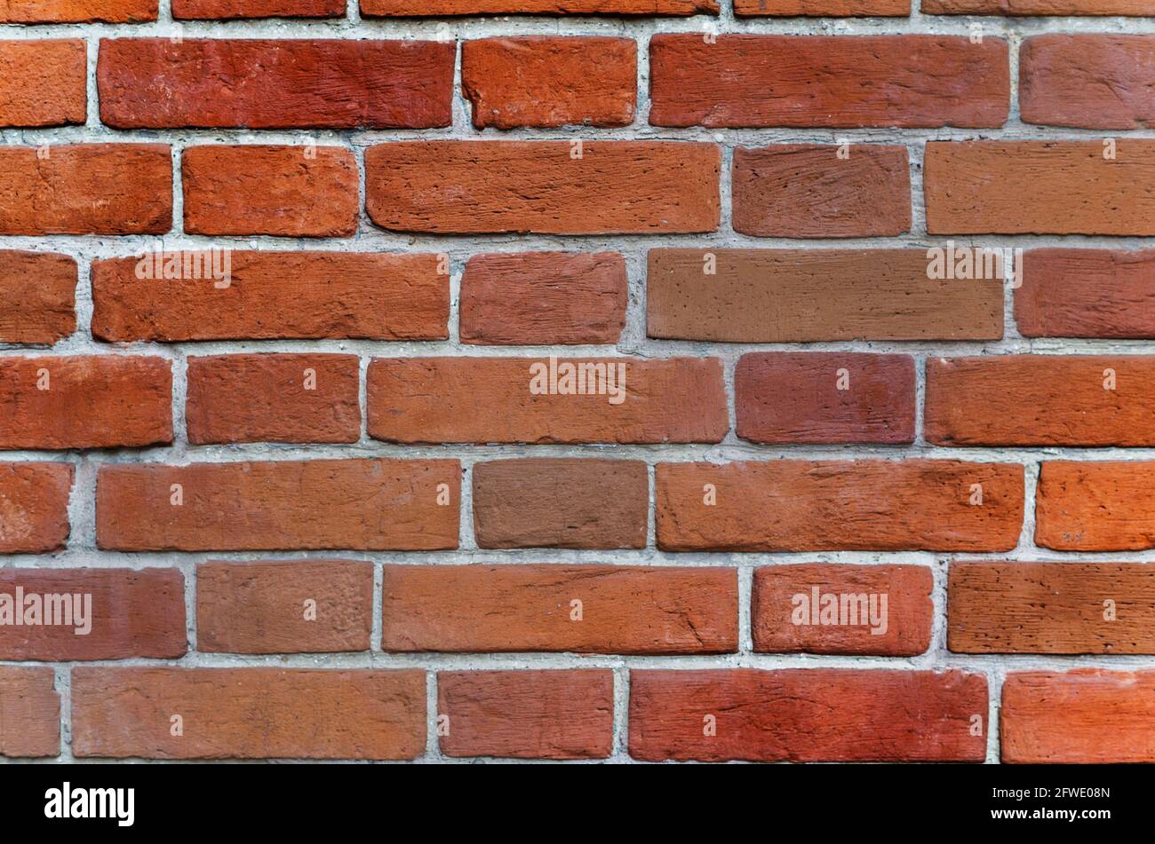Red rustic brick wall - high quality texture. Background for your ...
