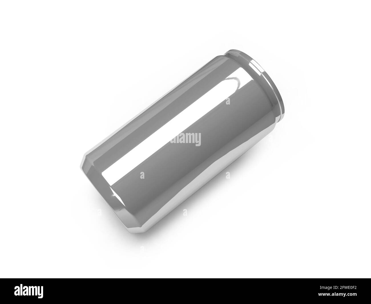 Aluminium Soda Drink Can 3D Illustration Mockup Scene on Isolated ...